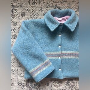 Textile Edit | Jackets & Coats | Handmade Vintage Wool Blanket Jacket ...